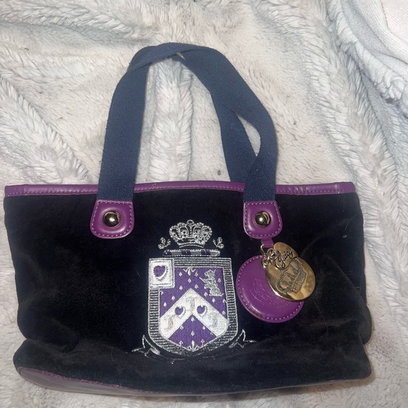 Juicy Couture | Bags | Juicy Couture Juicy Loves You Purple And Black ...